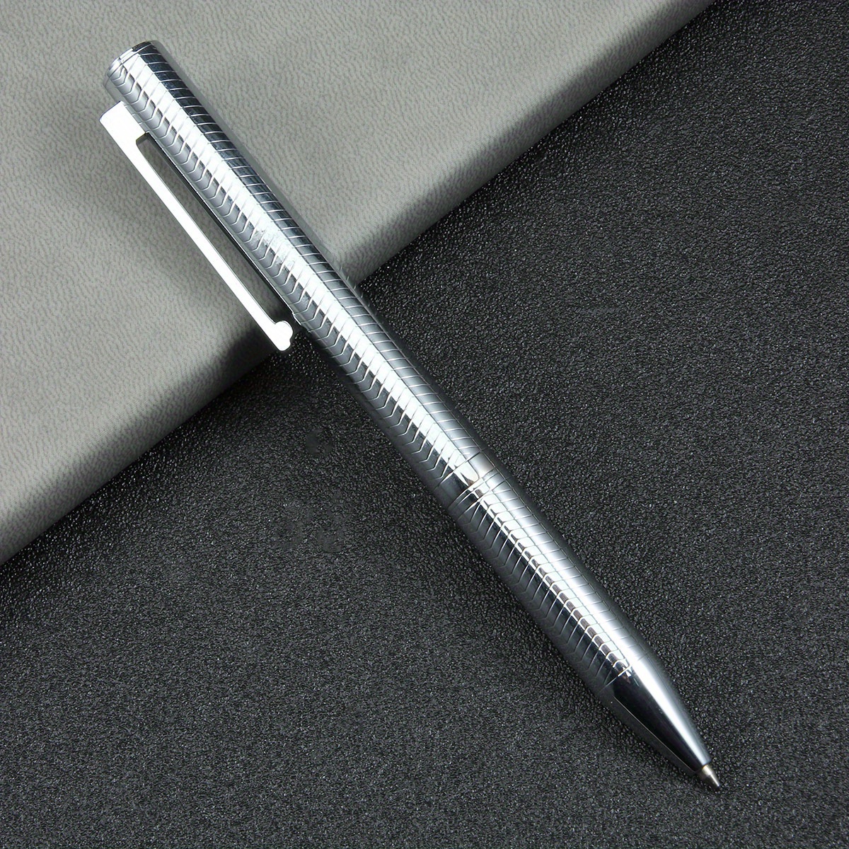 Metal Ballpoint Pen Black Ink Neutral Point Smooth Writing - Temu ...