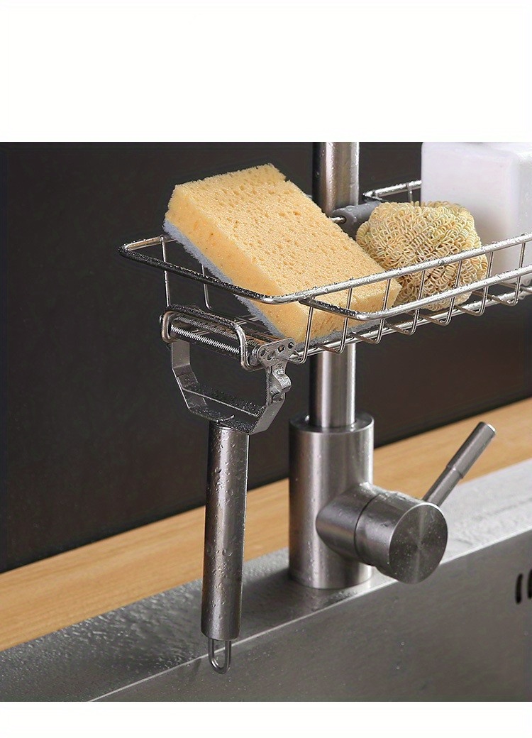 Faucet Kitchen Sink Caddy Organizer - Temu