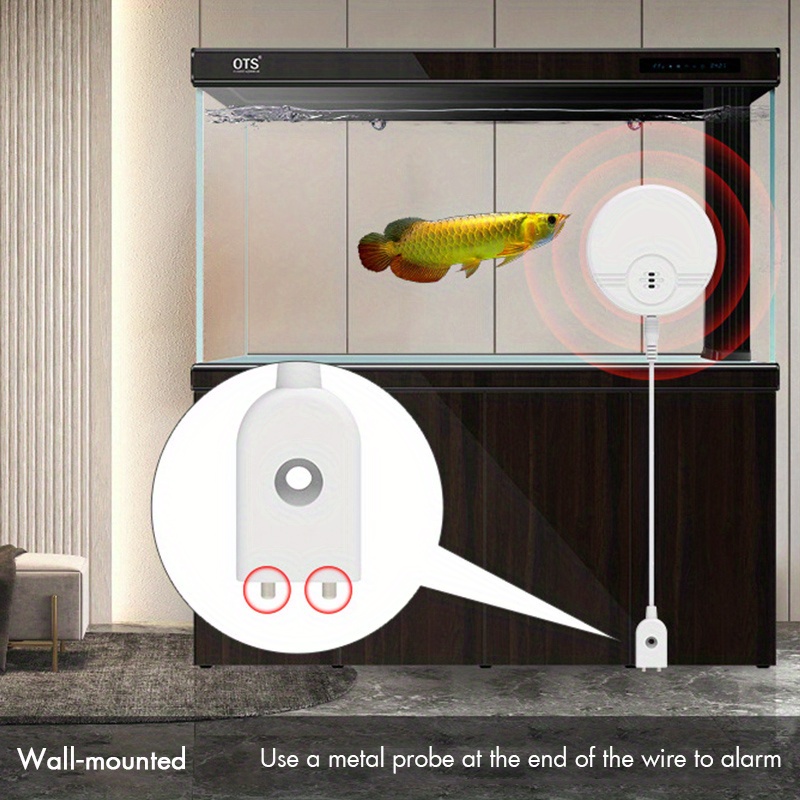 135db Water Leakage Alarm Sensor Sensitive Water Leakage And Drip Alarm 2 Alarm Modes Floor