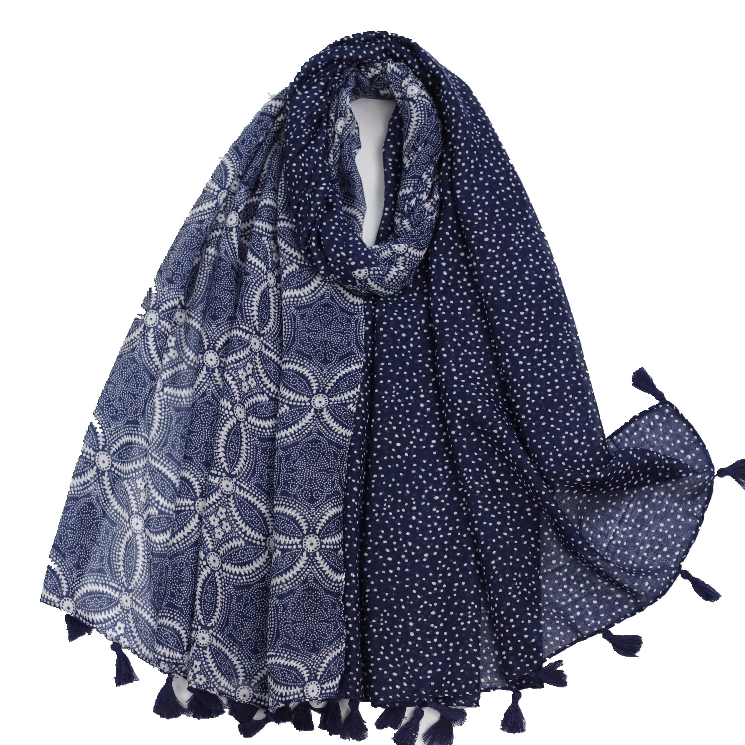 Geometric Fringe Trim Scarf Elegant Shawl Scarf Wrap Casual - Temu New ...