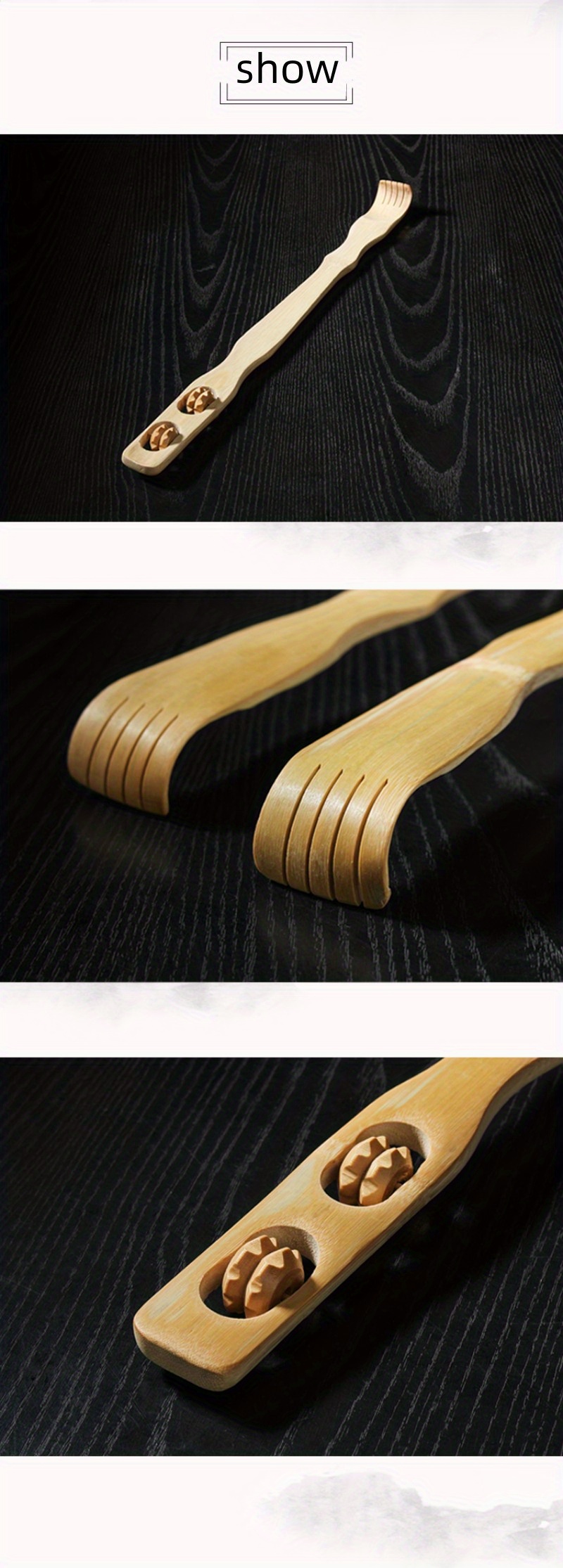 wooden dual purpose back scratching hands proof claw - Temu Australia