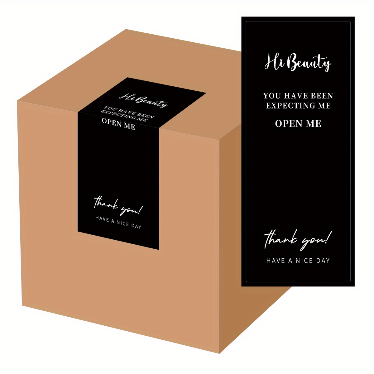 Box Seal Stickers Pink Rectangular Box Seal Stickers - Temu Canada