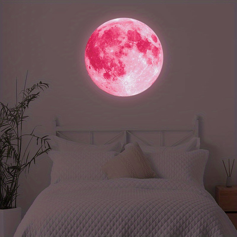 Luminous Moon Moon Wall Sticker Luminous Moon - Temu Ireland