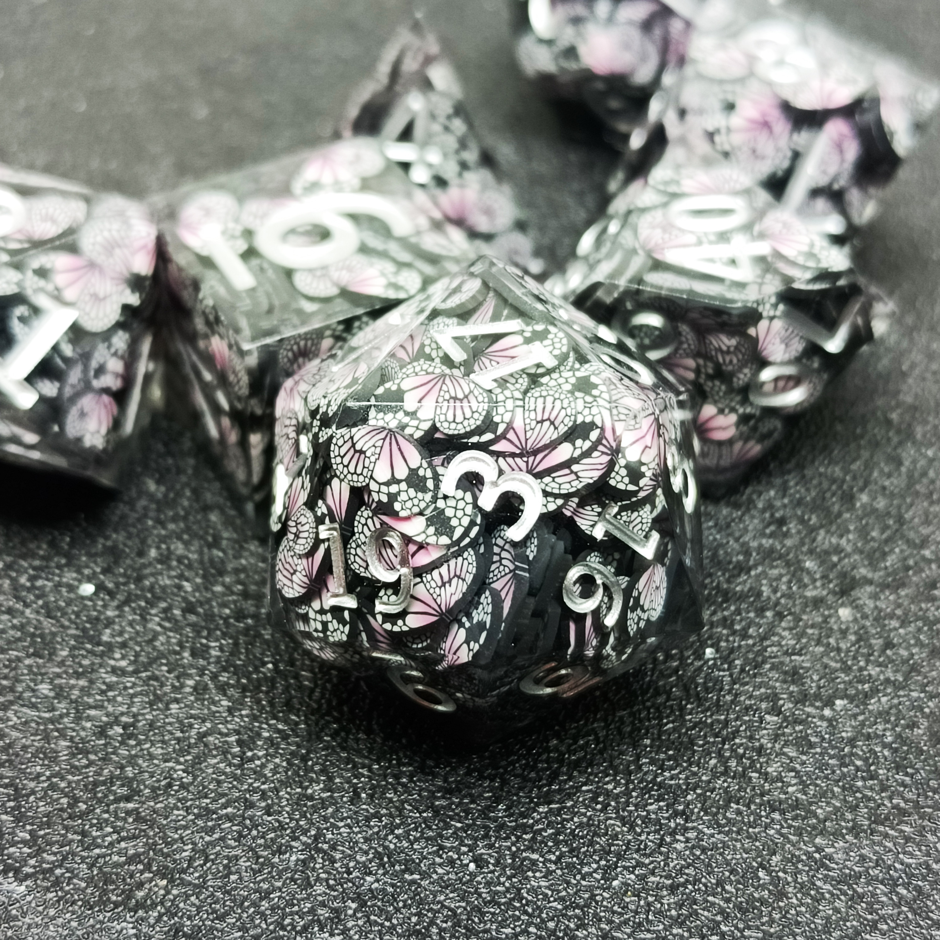 Handmade Designer 7 dice Polyhedral Rpg Dice - Temu