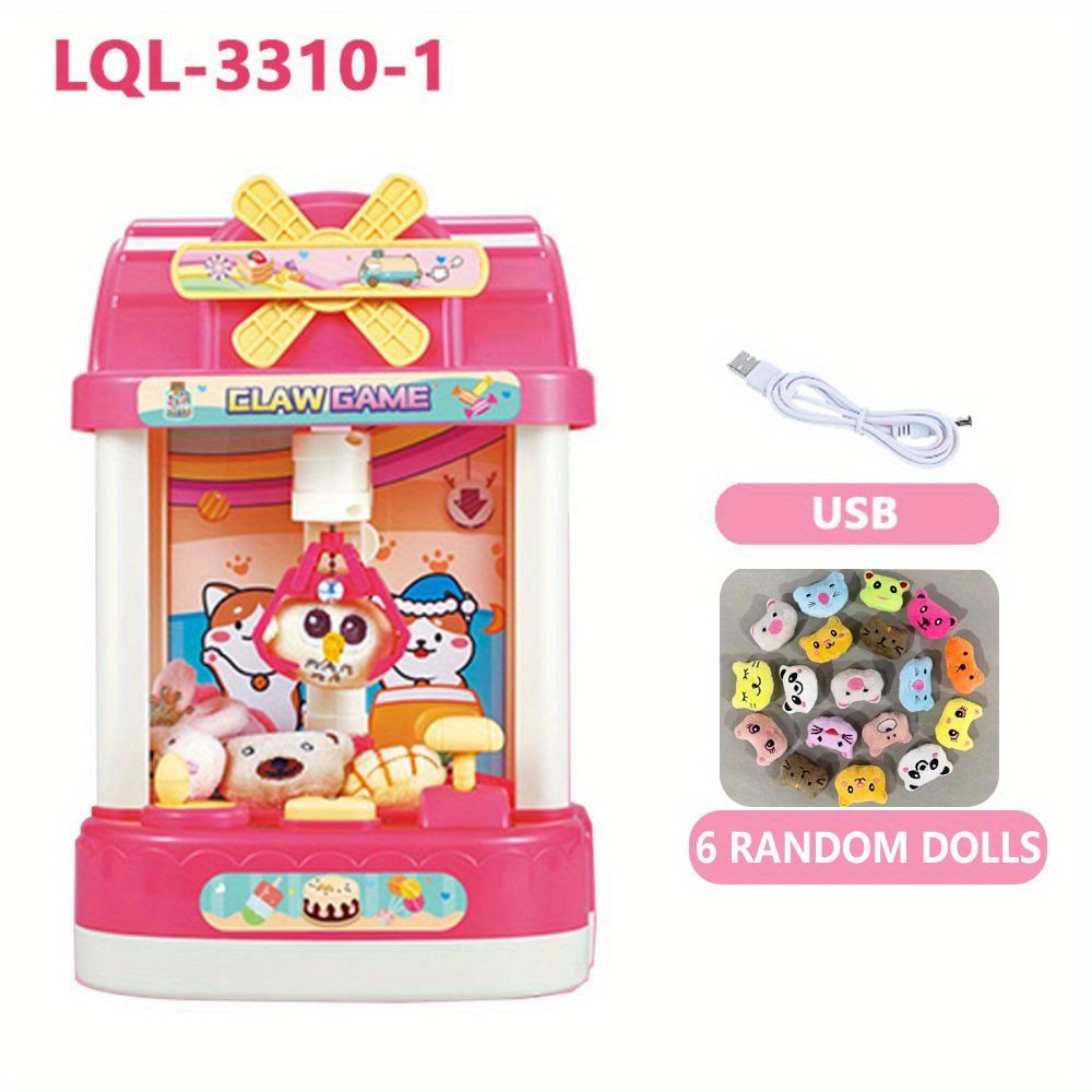 Claw Machine Children's Simulation Toys Girls Girls Small - Temu