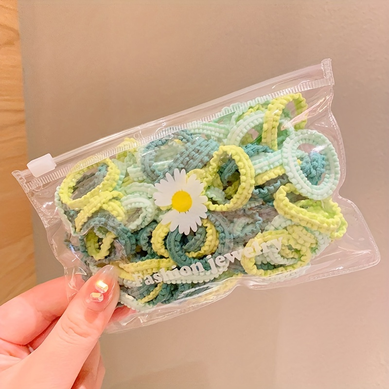 Cute Mini Hair Rope High Elastic Hair Ties Cartoon Rubber - Temu Australia