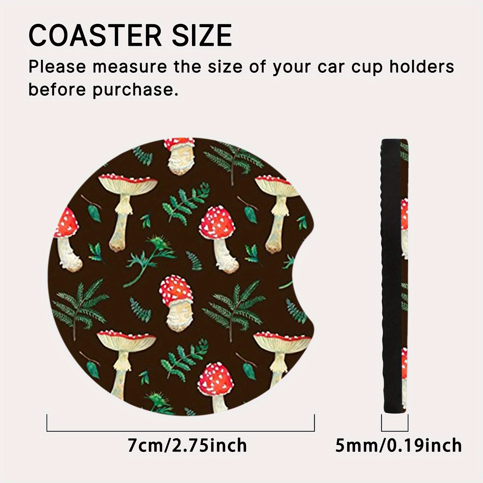 absorbent auto drink use color coasters mats vehicle car - Temu Ireland