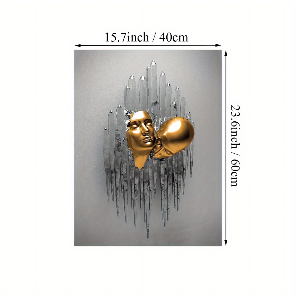 1pc Abstract Love Couples Poster Prints Wall Art Picture Canvas ...