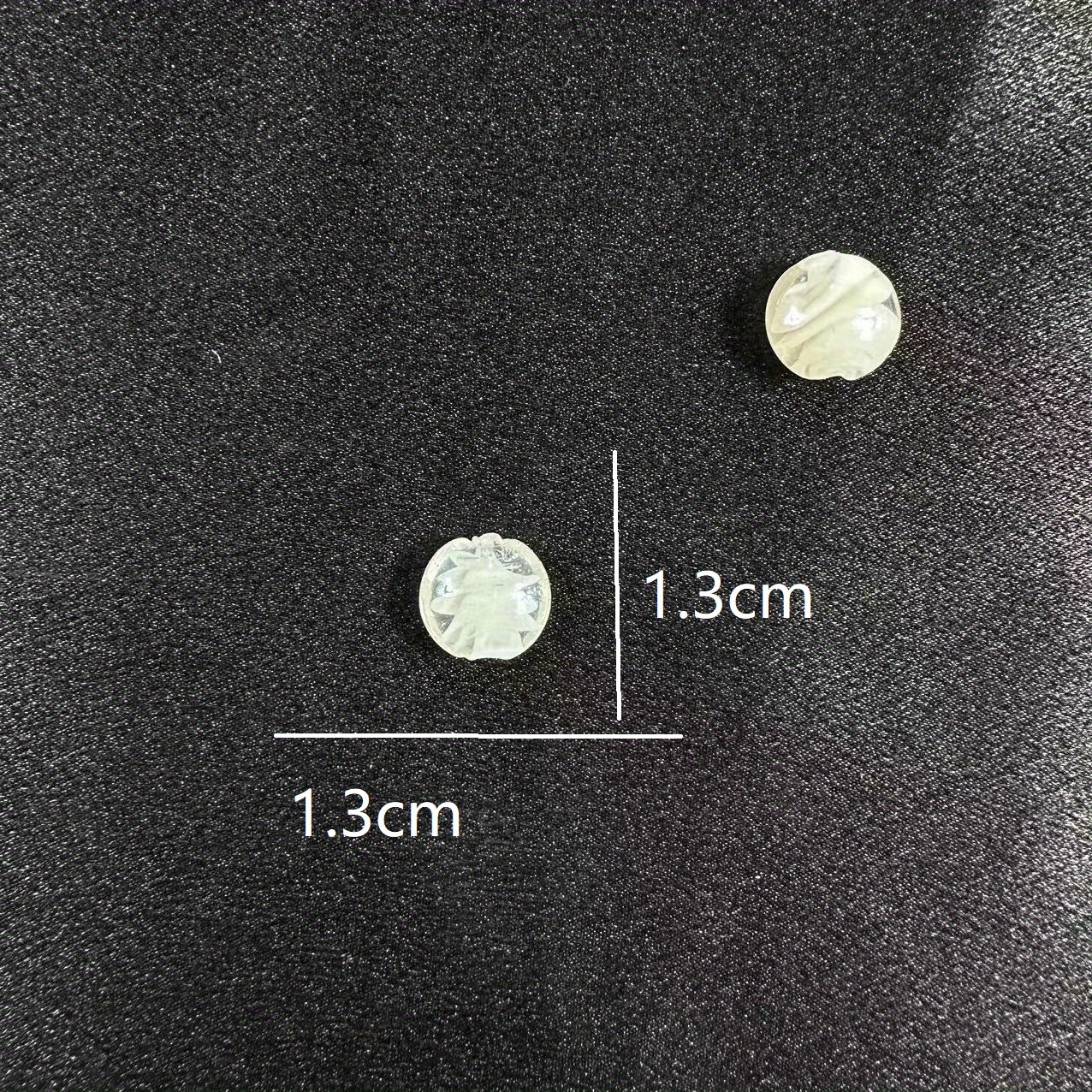 Round Inner Rose Pattern Glass Beads Diy Ornament Bracelet - Temu