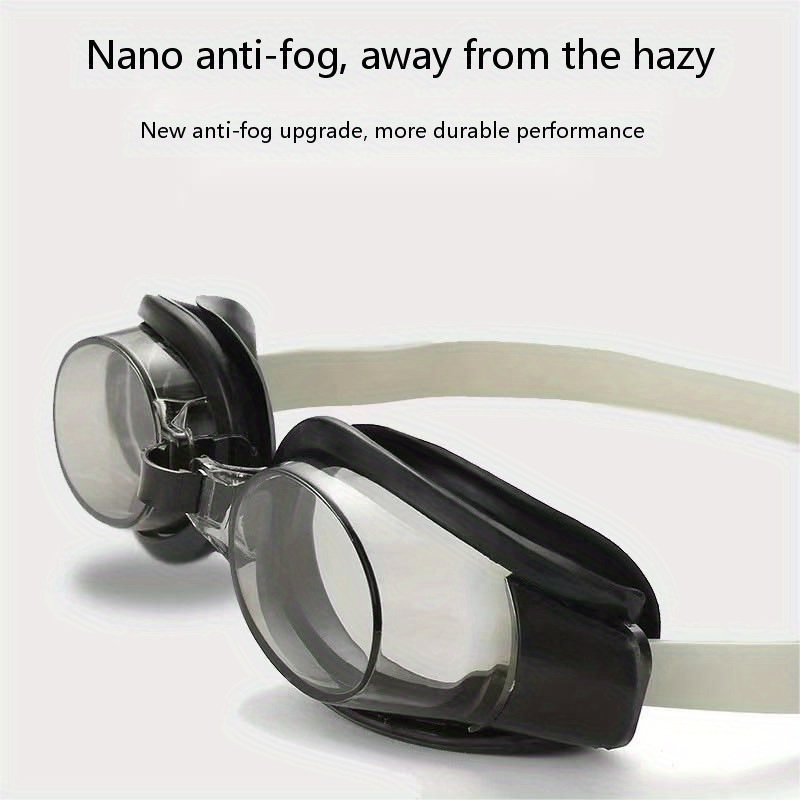 Swimming Goggles Nose Clip Earplugs Set Adults Kids Hd - Temu United ...