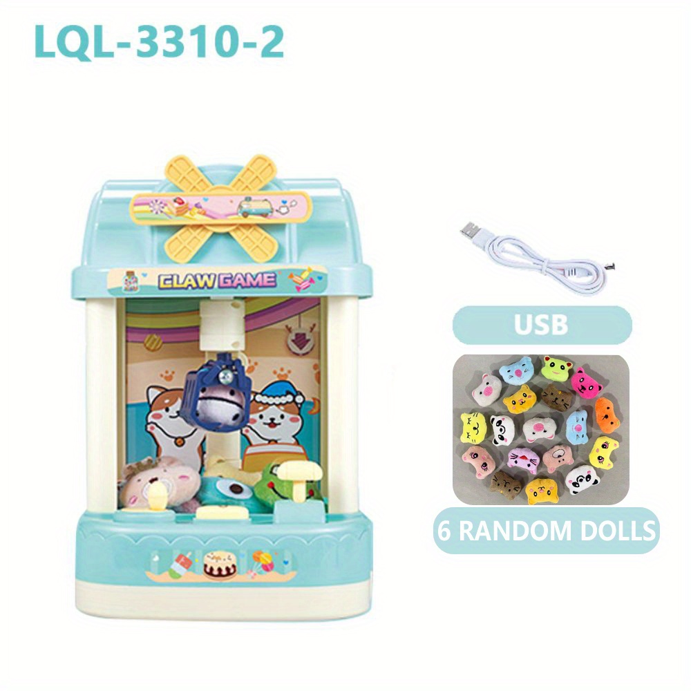 Claw Machine Children's Simulation Toys Girls Girls Small - Temu