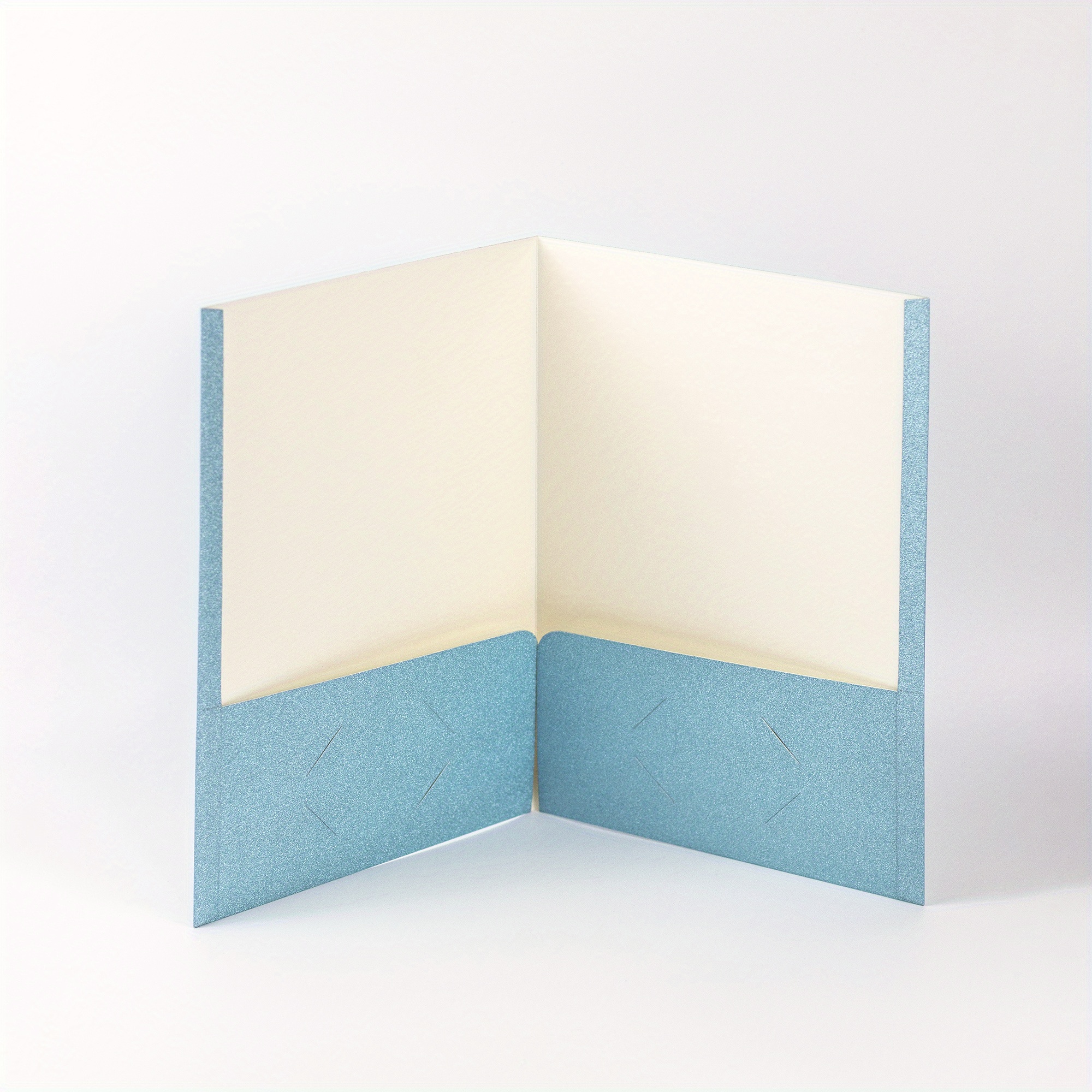 Pocket Folder Letter Size Dual Business Card Slots File - Temu Norway