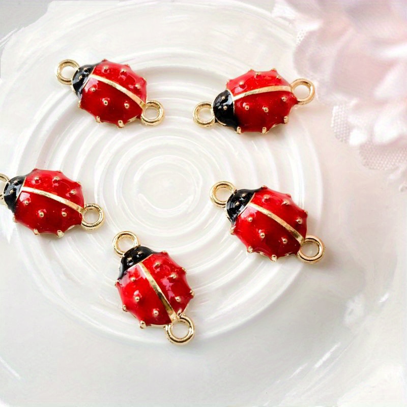 colorful ladybug accessories pendant necklace bracelet - Temu Canada