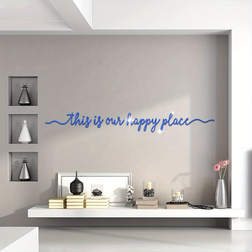 Famous Quote Mirror Wall Sticker Self Adhesive Acrylic - Temu United ...