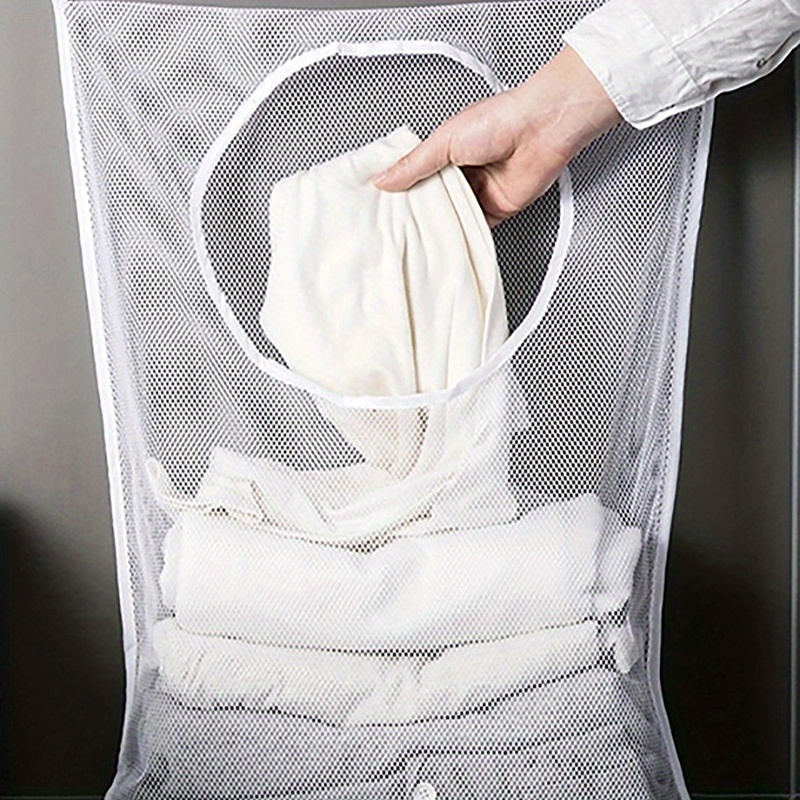 Portable Mesh Laundry Hamper Breathable Foldable Space - Temu United ...