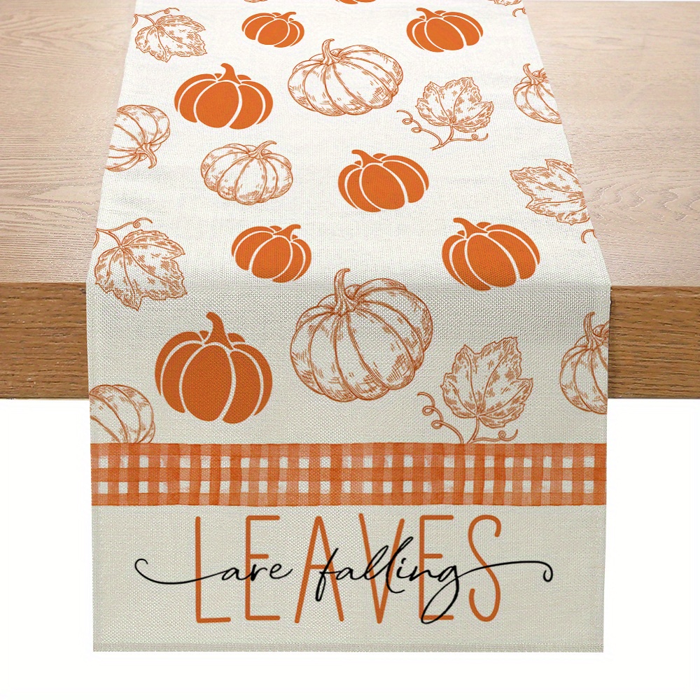 Autumn Maple Leaf Pumpkin Polka Dot Decoration - Temu Netherlands
