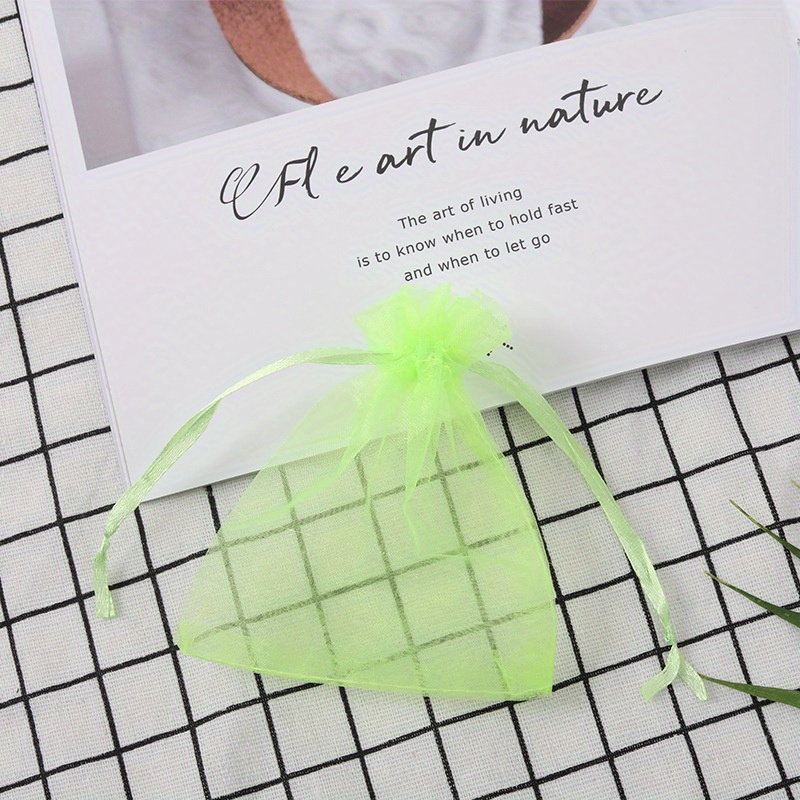 Solid Mesh Drawstring Small Bags Bundle Gift - Temu United Kingdom