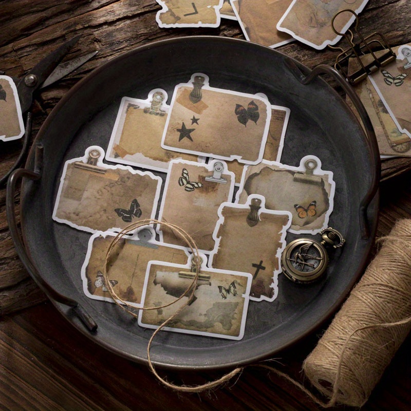 Vintage Stickers Pack Diy Scrapbooking Diary Album Stick - Temu