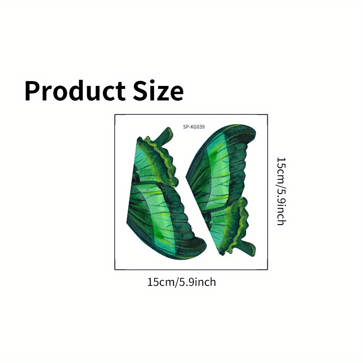 Green Butterfly Wings Light Switch Vinyl Decal Sticker - Temu Norway