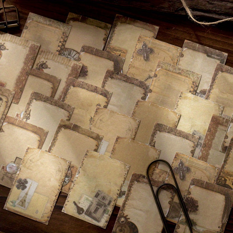 Vintage Stickers Pack Diy Scrapbooking Diary Album Stick - Temu Norway