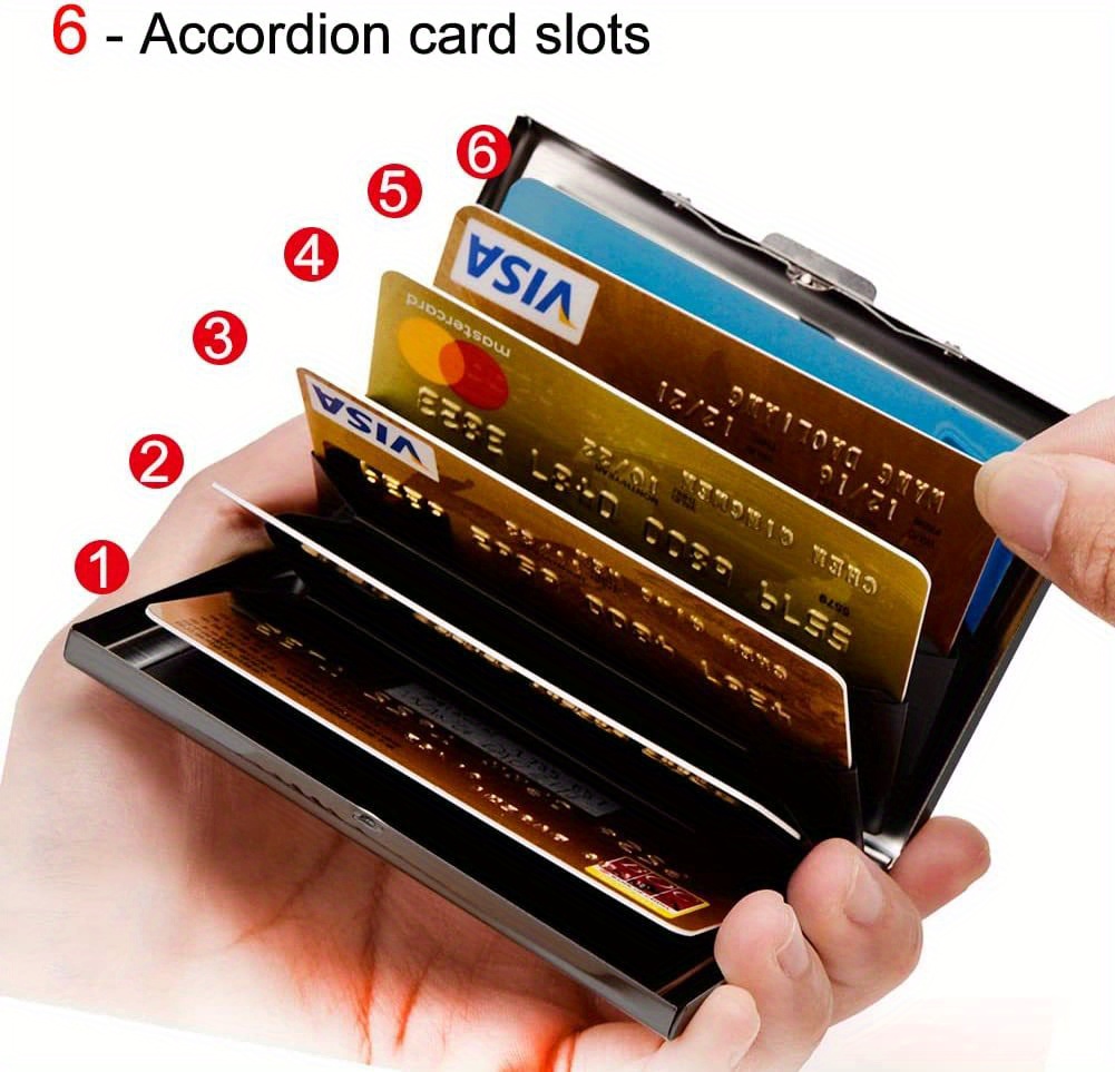 rfid credit card holder metal credit card case portable - {region_name}