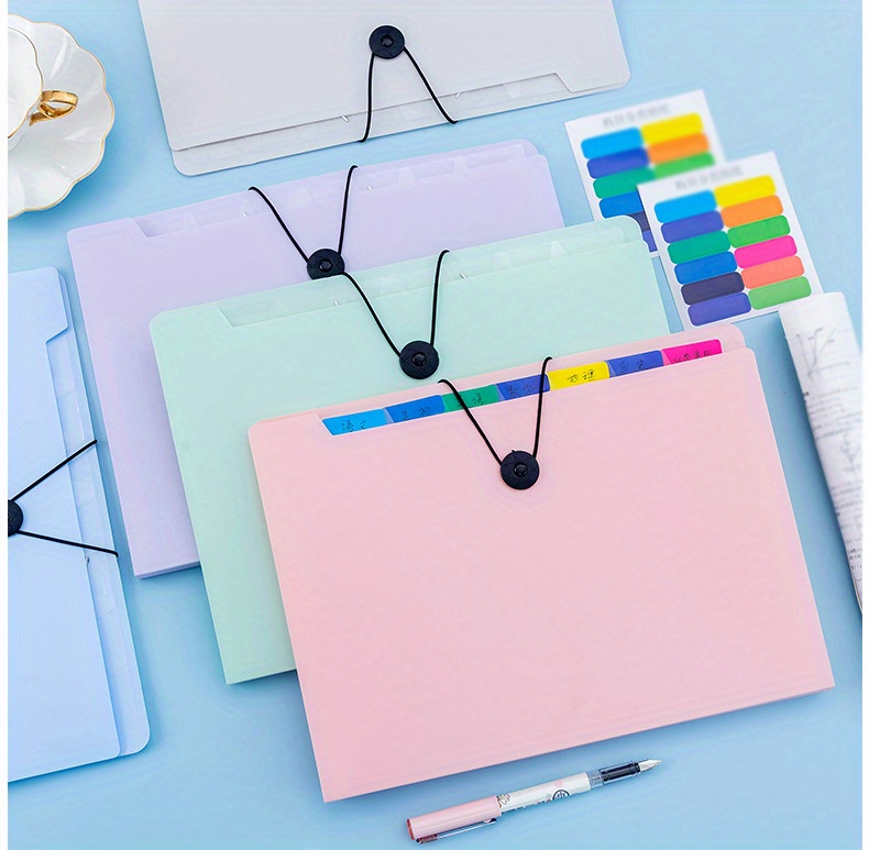 Gdl Morandi A4 File Folder Organ Bag Student Test Paper Bag - Temu ...