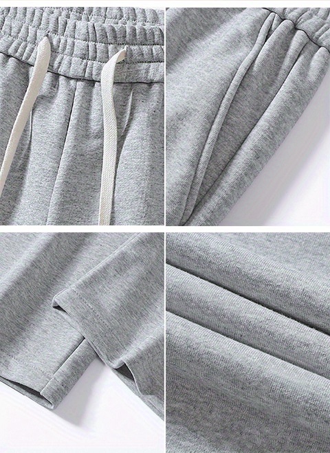 straight leg sweatpants men's casual solid color - Temu Norway