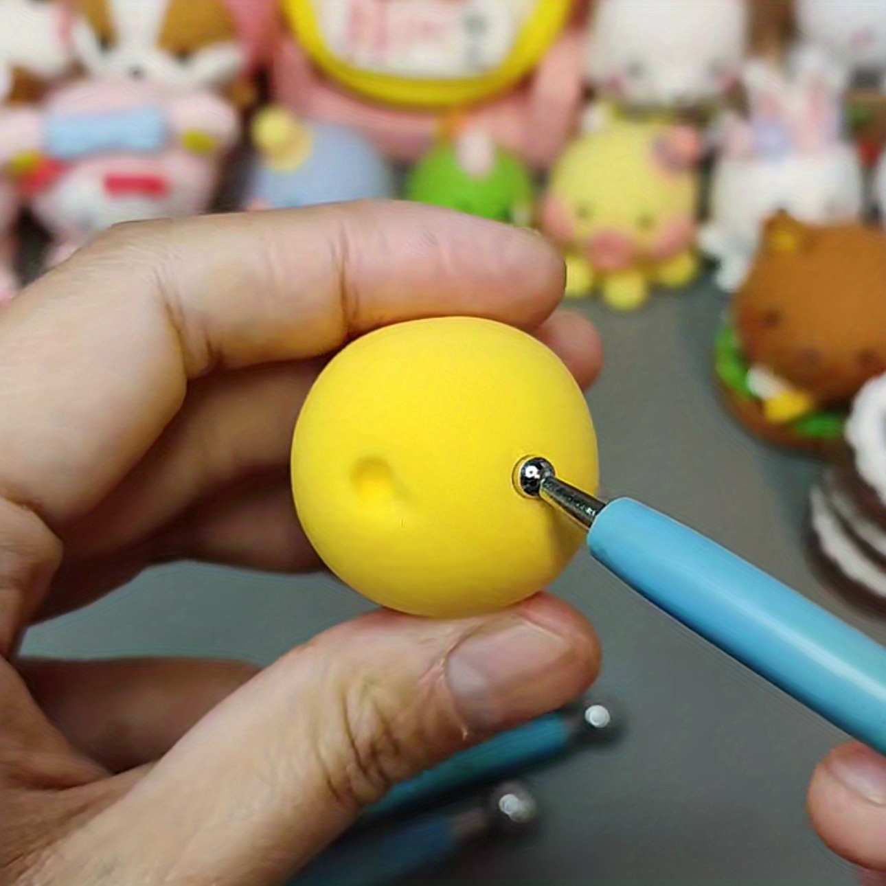 9pcs set clay tool kit clay indentation stick clay point pen clay tool ...