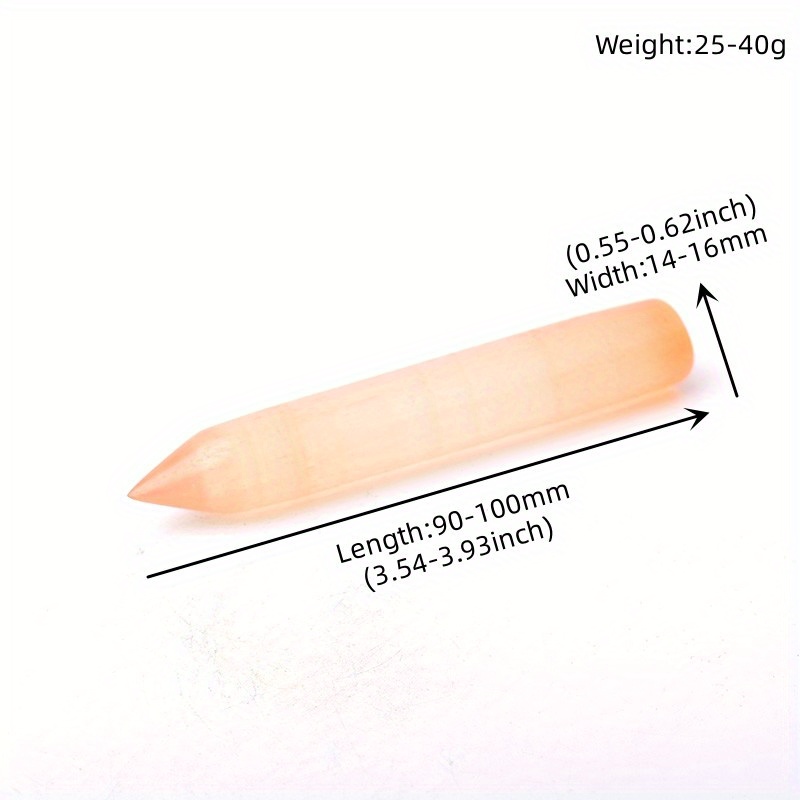 Natural Red Selenite Pen Crystal Polished Stick Gypsum - Temu United ...