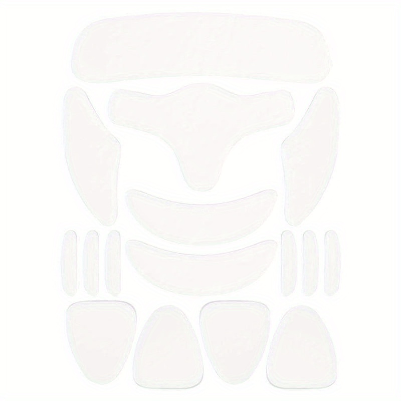 16pcs Reusable Silicone Wrinkle Removal Sticker Facial Lifting Strips ...