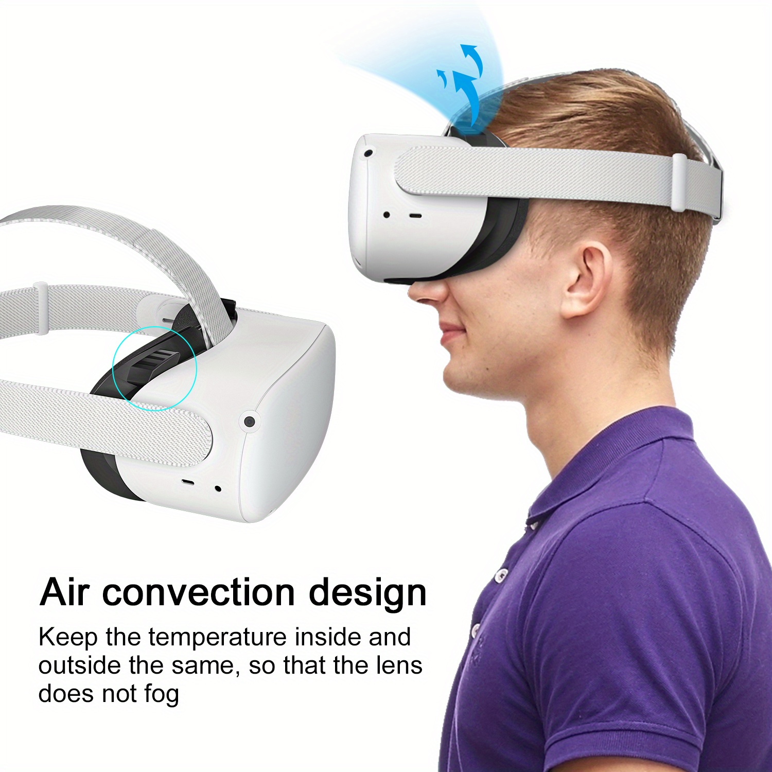 1 Anti sweat Breathable Soft Face Mask Replacement Oculus - Temu