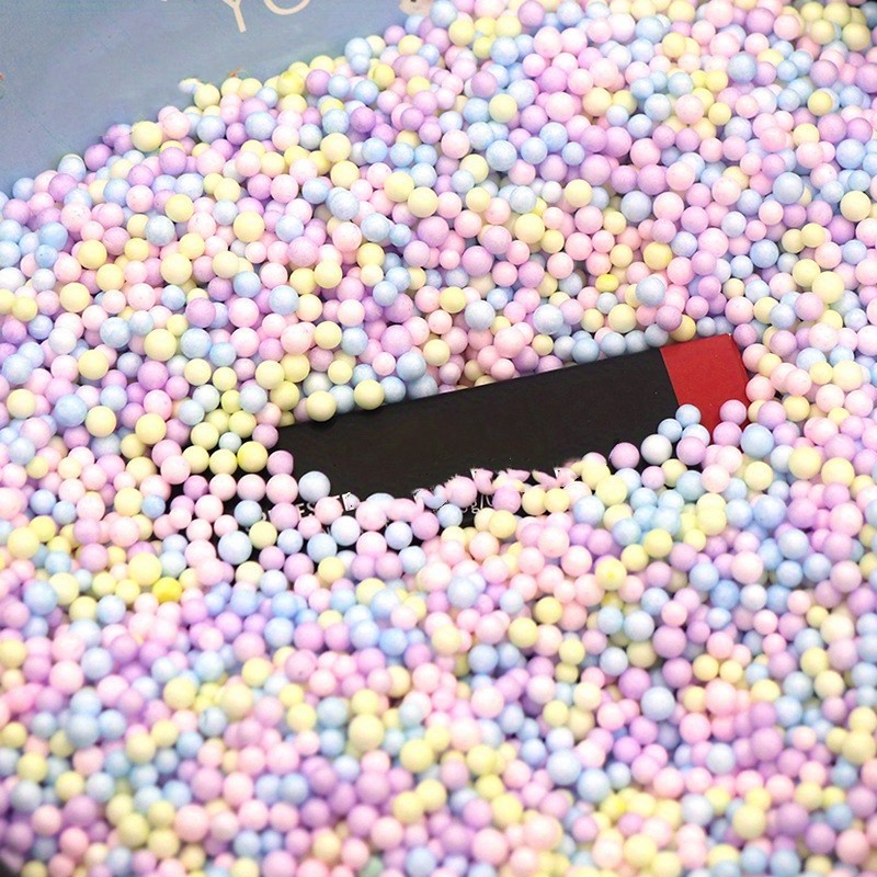 Macaron Color Mini Foam Ball: Diy Manual Decorative Filler - Temu ...