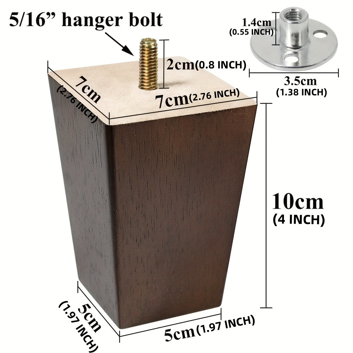 Antique Color Solid Wood Furniture Legs Sofa Replacement - Temu