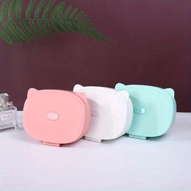 1pc Foldable Vanity Mirror Storage Box Portable Small Makeup - Temu ...