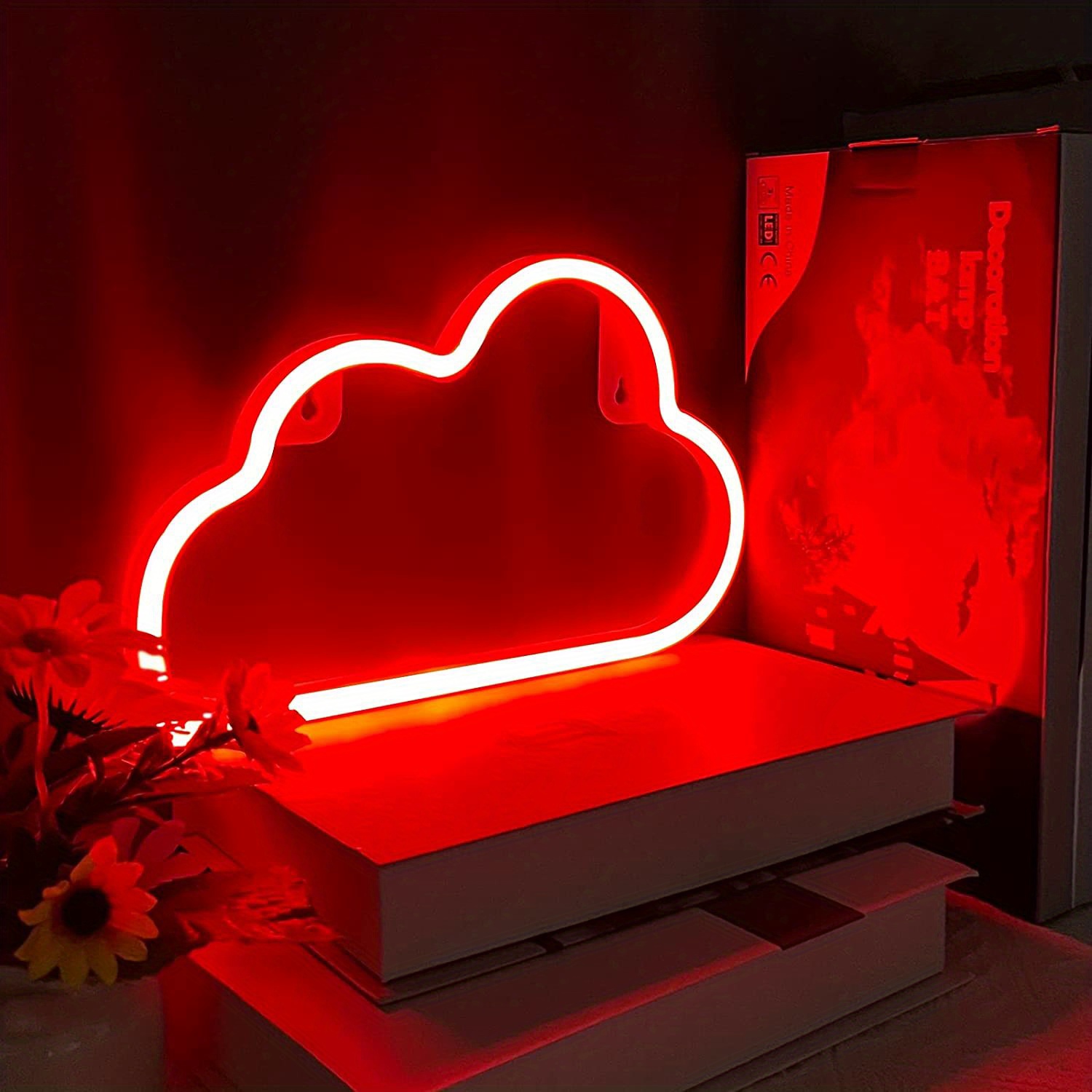 Cloud Neon Wall Decoration Neon Usb Battery Powered Neon - Temu
