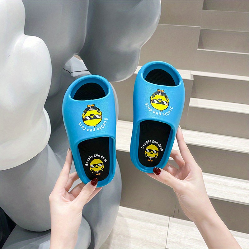 Boys Girls Cartoon Print Lightweight Non slip Open Toe - Temu Australia