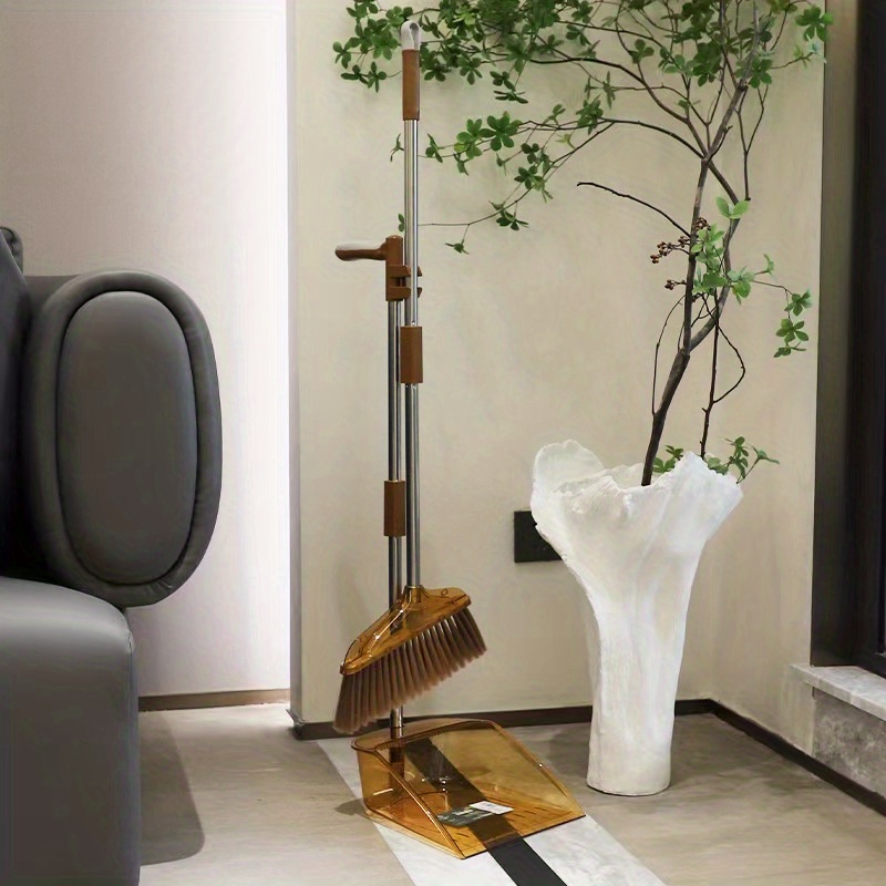 Broom Dustpan Stand Long Handle Home Kitchen Set Outdoor - Temu Canada