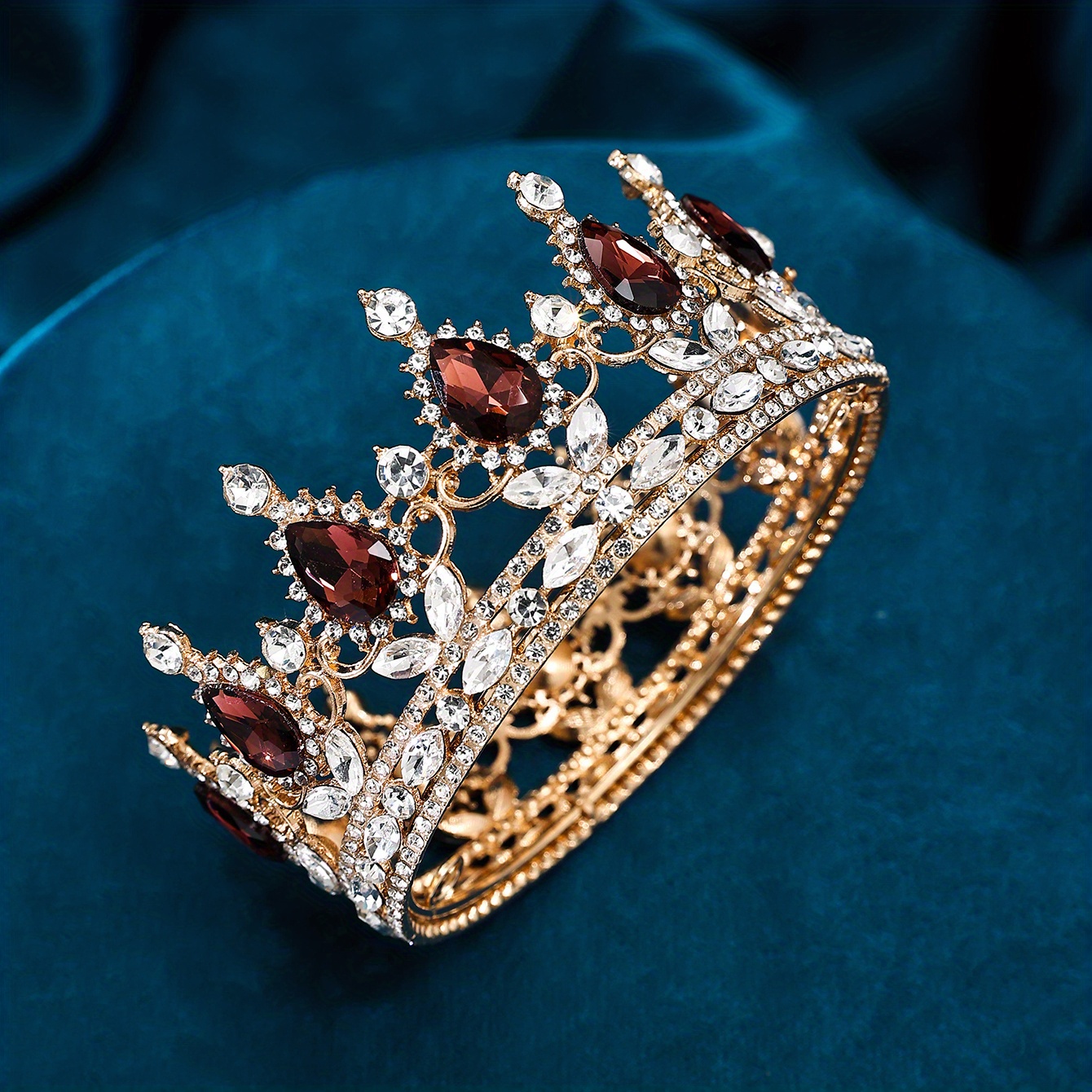 Fashion Luxury Rhinestone Bridal Crown Wedding Bride Tiaras Wedding ...