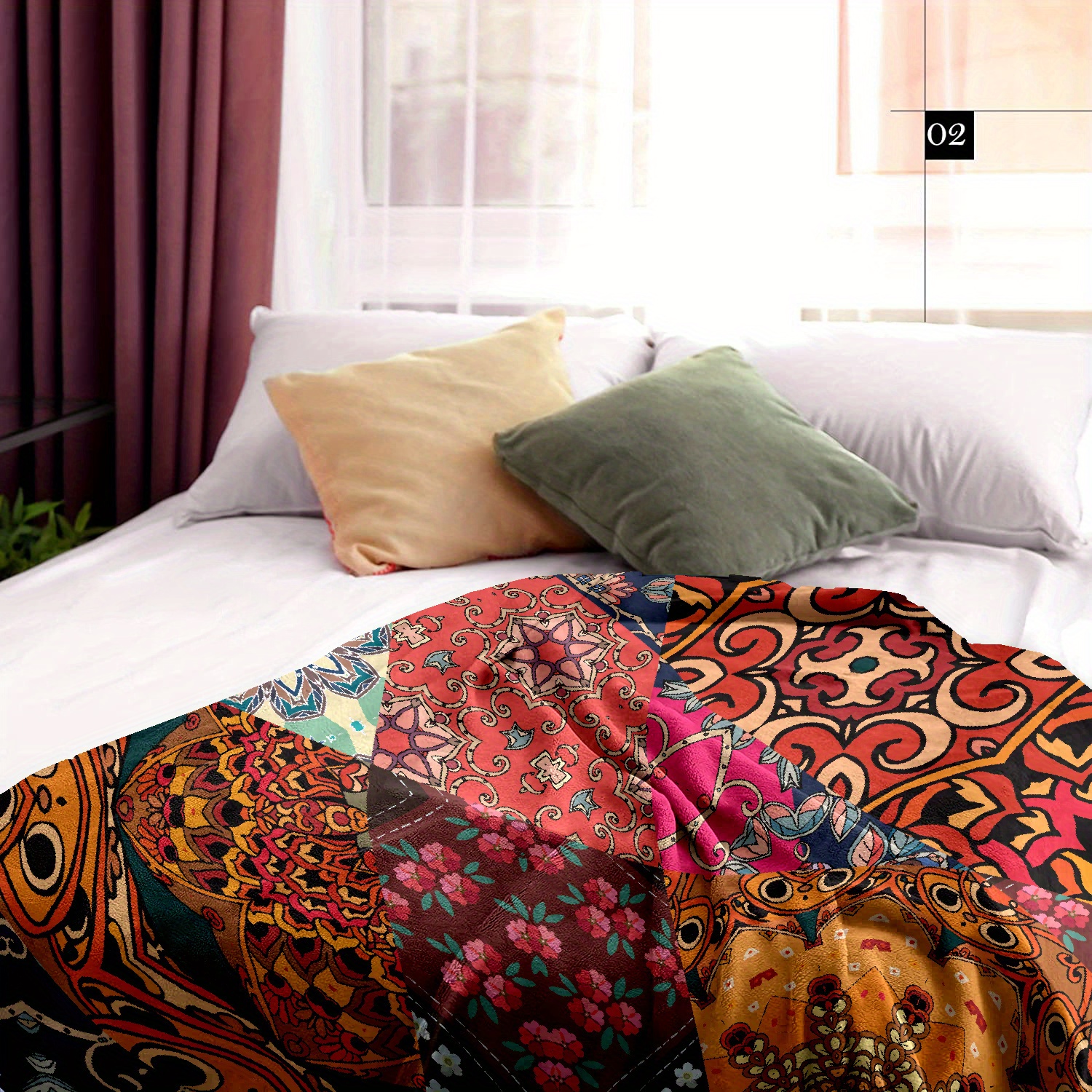 Print Flannel Blanket Soft Warm Throw Blanket - Temu Ireland