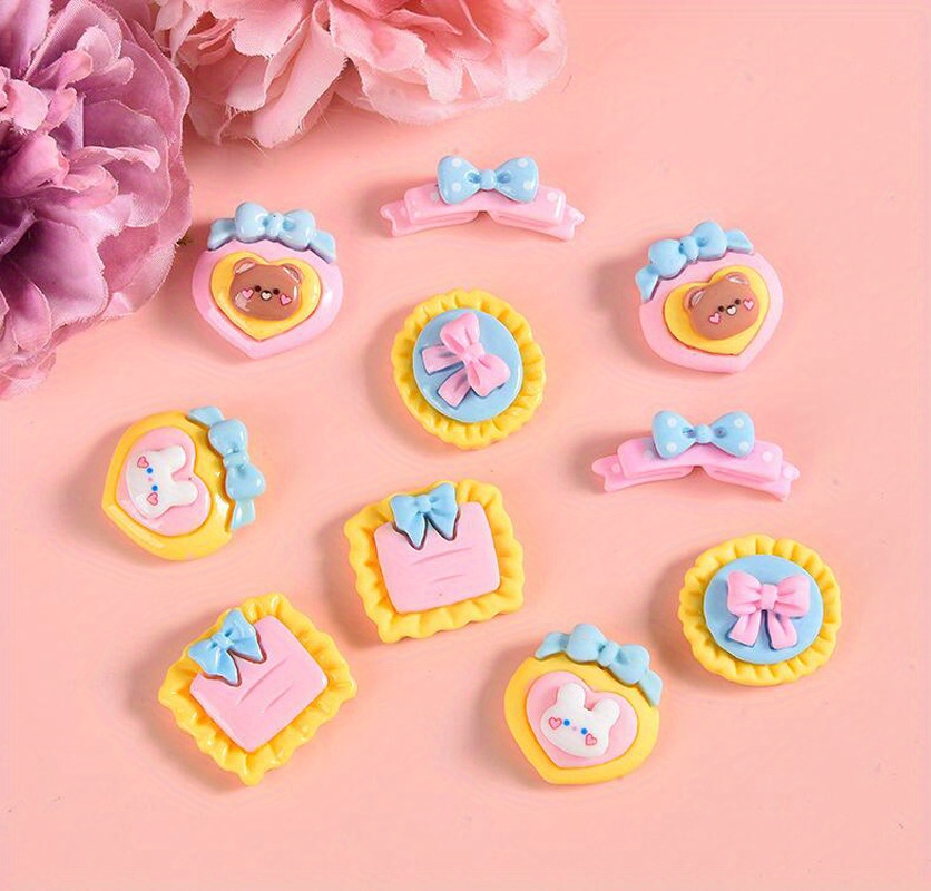 Cartoon Cute Girl Heart Series Decoration Handmade Diy - Temu South Africa