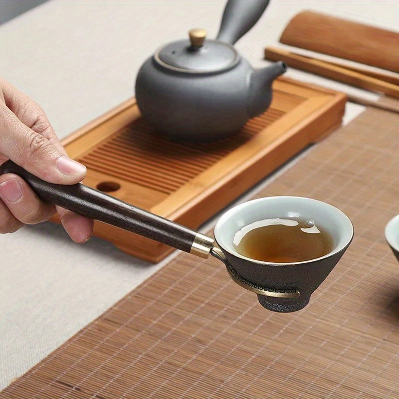 pure copper tea fork high end tea set accessories large long - Temu ...