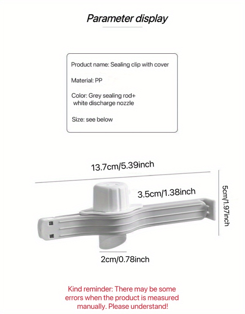 Bag Clips Food Spout Food Storage Sealing Clips Pour - Temu United Kingdom
