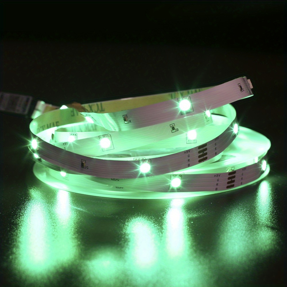 Led Strip Lights Room Christmas Decoration Rgb 5050 Remote - Temu ...