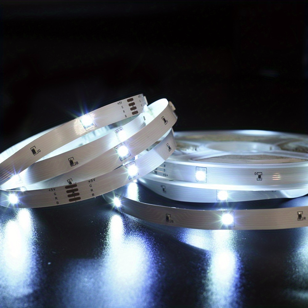 Led Strip Lights Room Christmas Decoration Rgb 5050 Remote - Temu ...