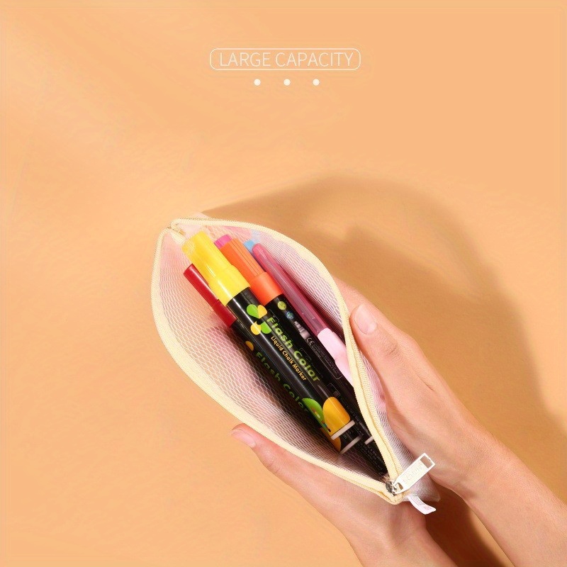 Transparent Waterproof Matte Student Pencil Case Portable - Temu United ...