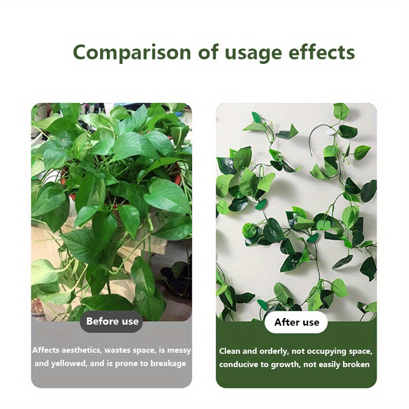 8pcs Plant Climbing Wall Fixture Clips Self Adhesive Hook Vines ...