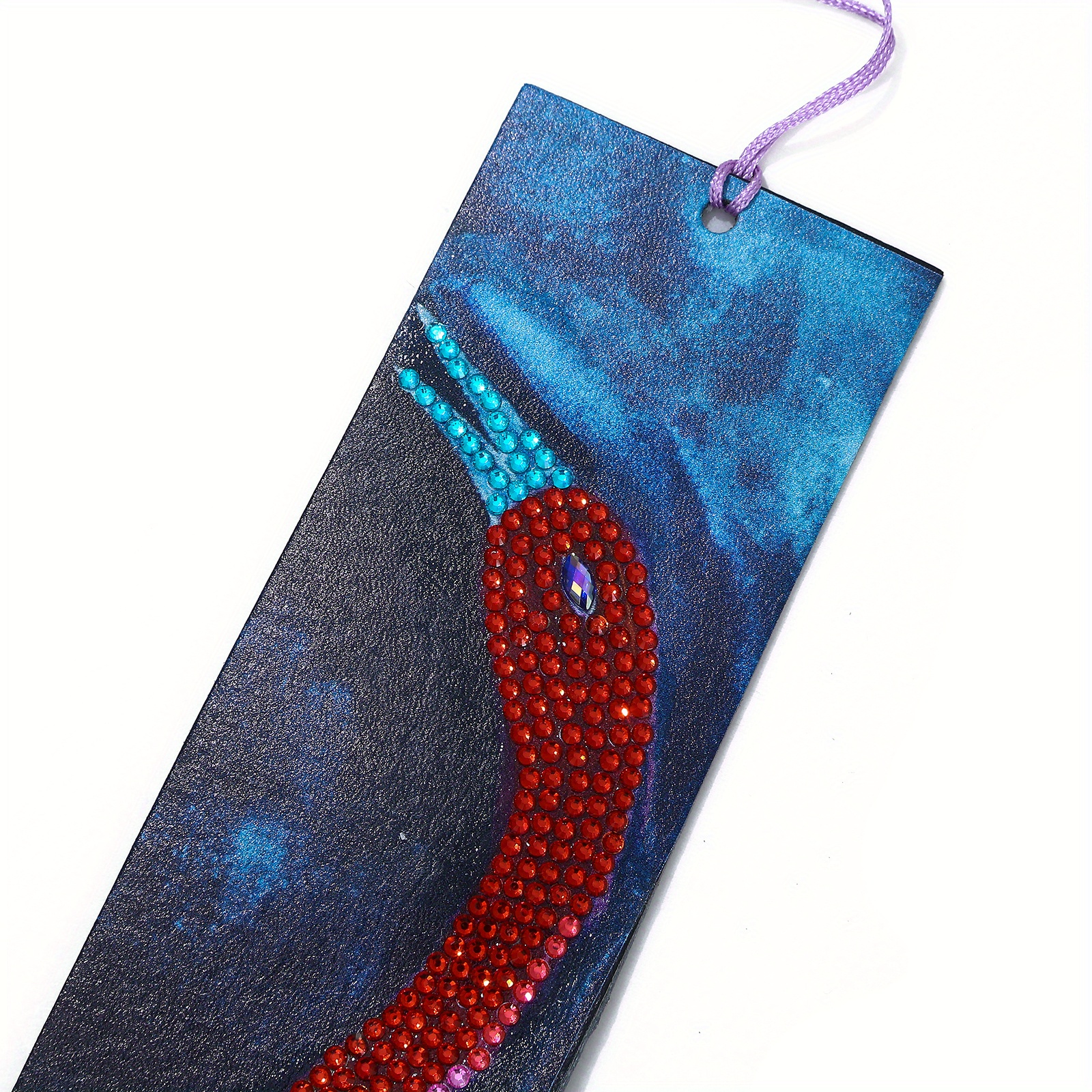 Diy Bookmark Artificial Diamond Art Adult Size Durable Pu - Temu Canada