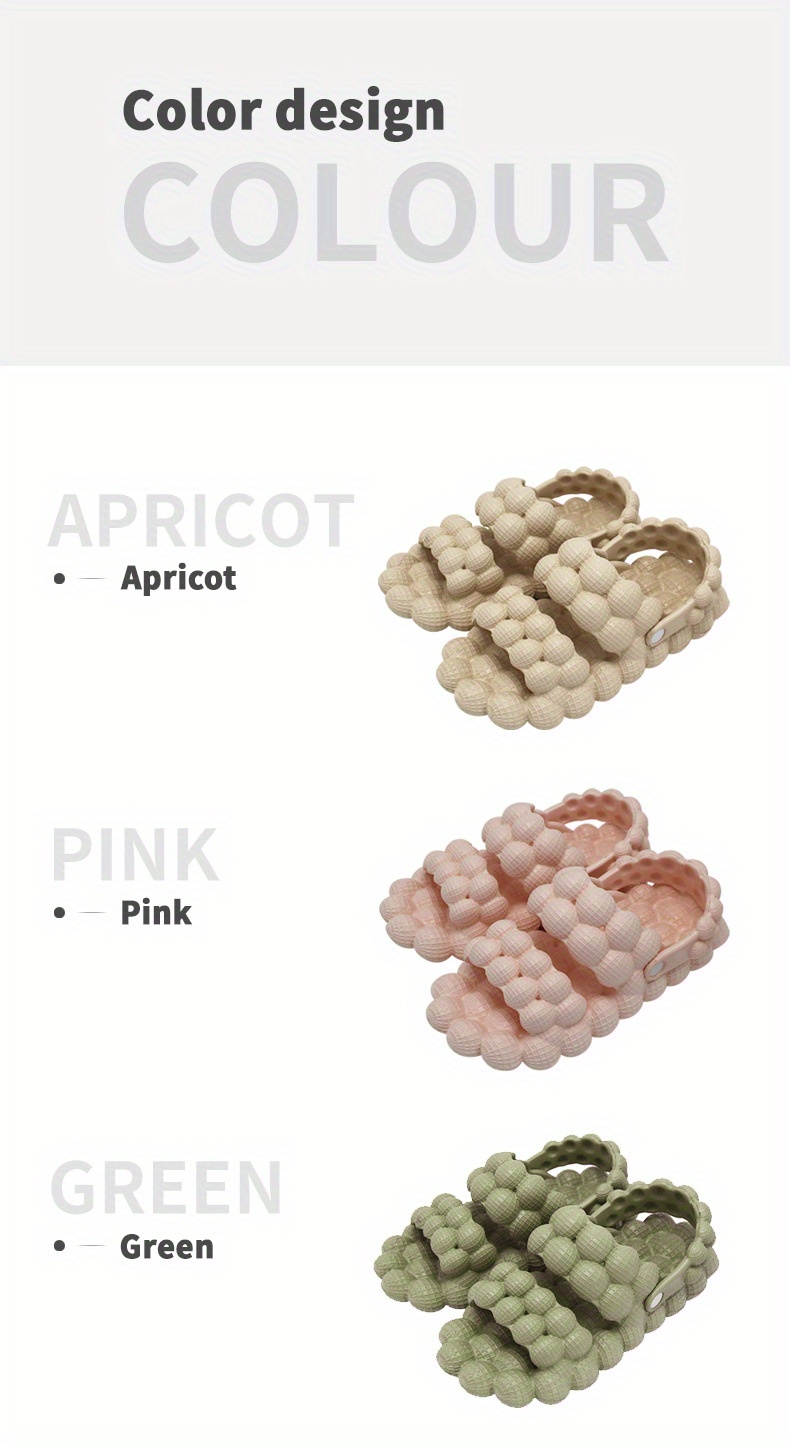 Boys Girls Bubble Slides Sandals Women Men - Temu Australia