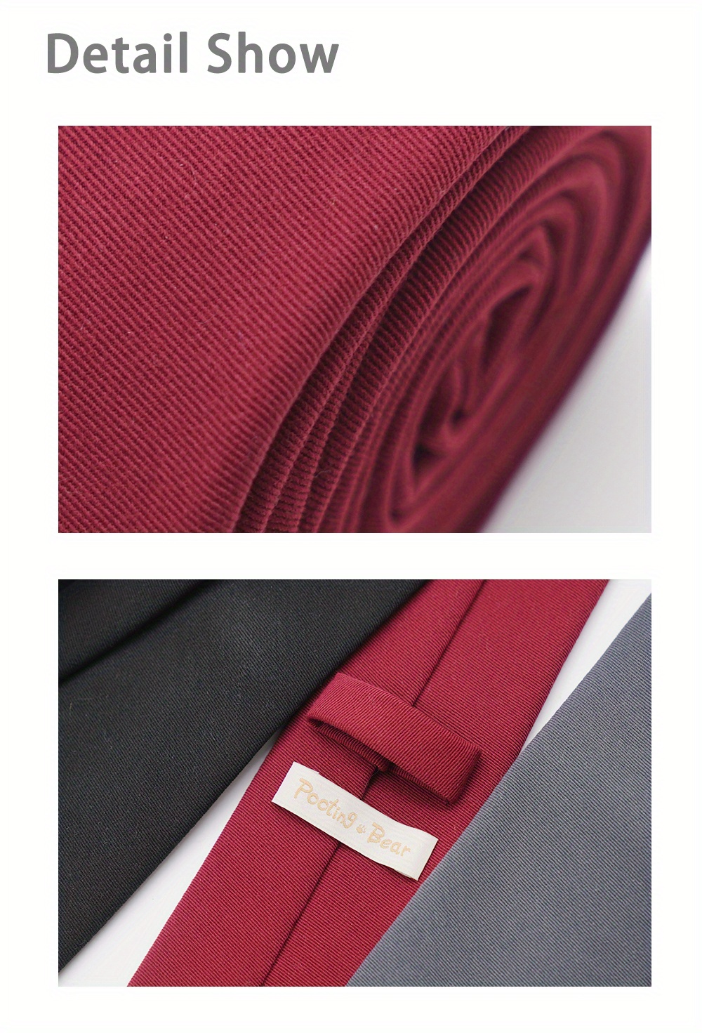 1pc Mens Business Solid Color Tie | Temu Temu Canada