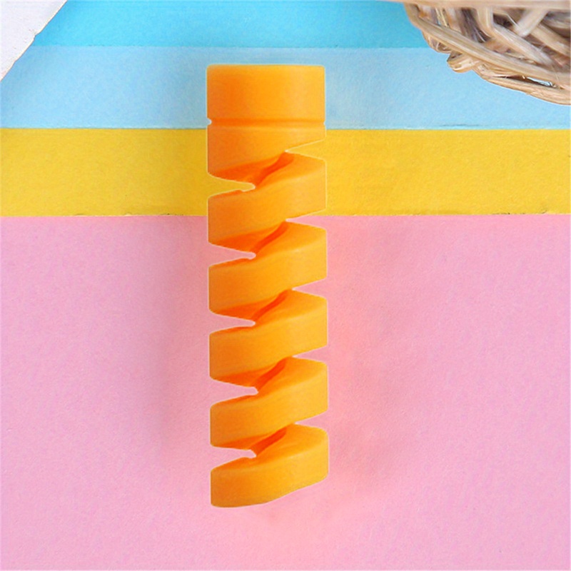 12pcs Spiral Cable Protector Desk Set Earphone Cable Organizer Wire ...
